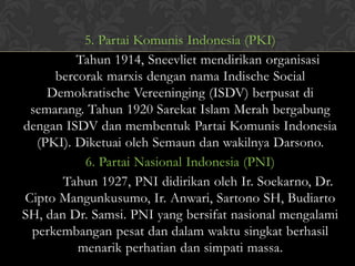 Sejarah ( strategi organisasi pergerakan indonesia ) | PPTX