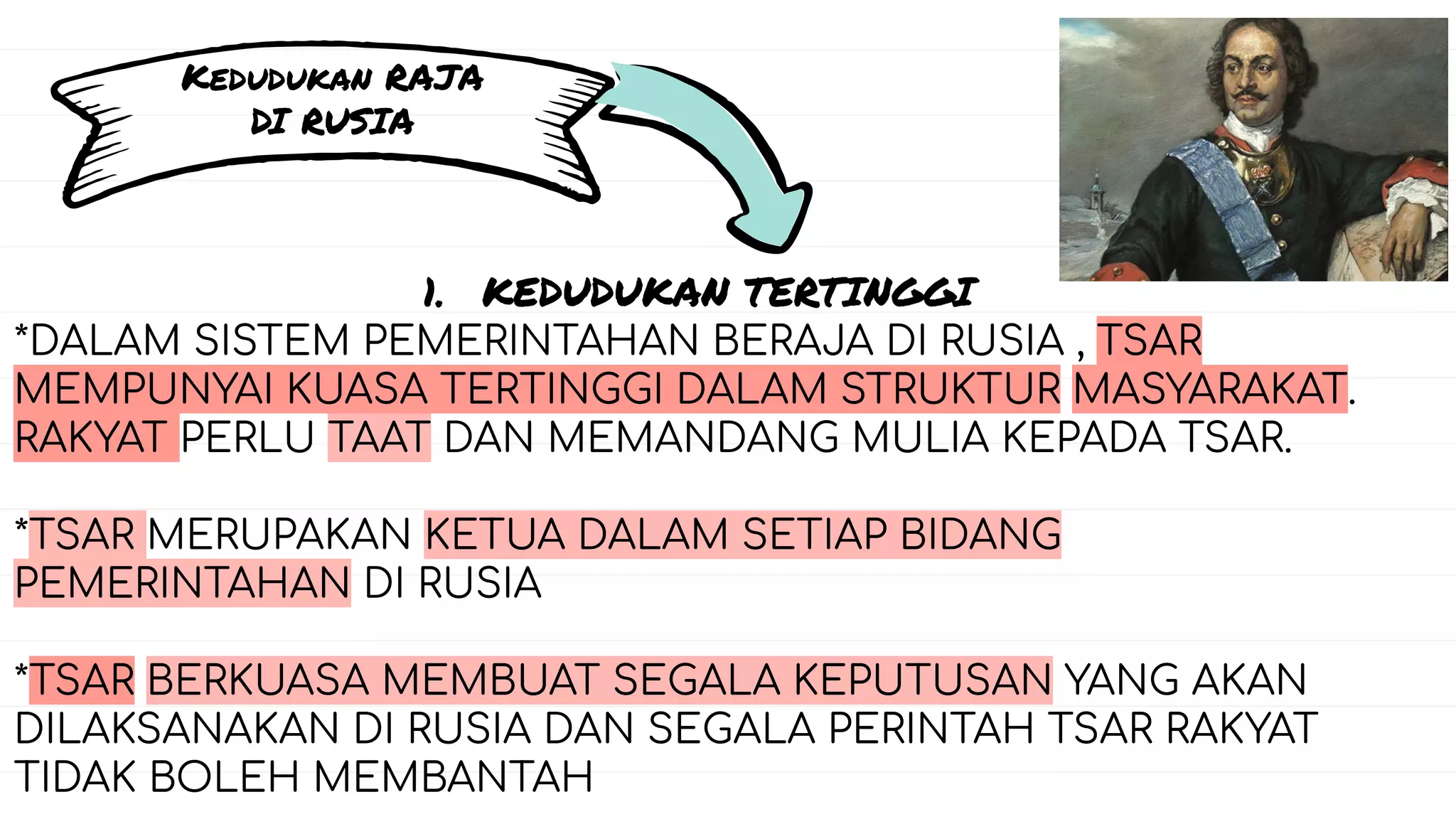 STPM SEM1 SEJARAH INSTITUSI PEMERINTAHAN RUSIA | PDF