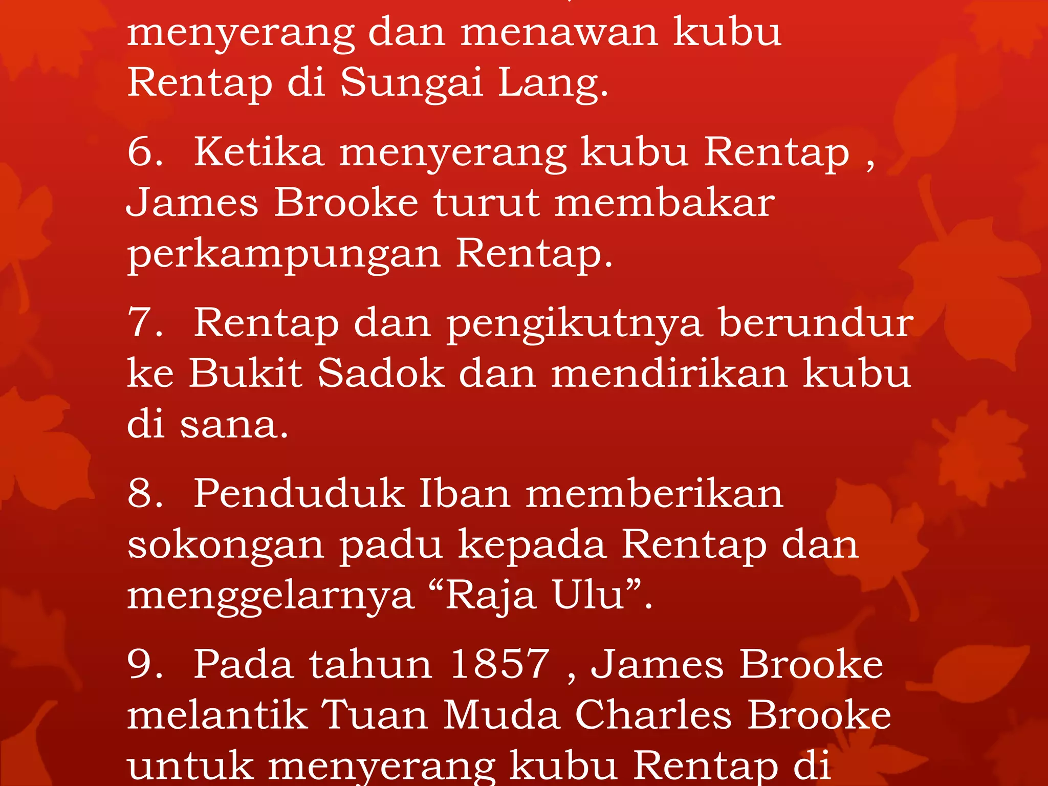 SEJARAH TINGKATAN 2 BAB 7 PERJUANGAN RAKYAT TEMPATAN MENGEMBALIKAN ...