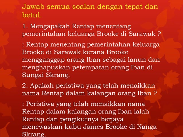 SEJARAH TINGKATAN 2 BAB 7 PERJUANGAN RAKYAT TEMPATAN MENGEMBALIKAN ...
