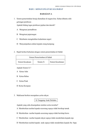 SEJARAH TINGKATAN 3 SOALAN OBJEKTIF.pdf