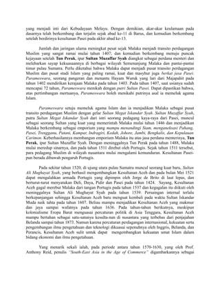 Sejarah tradisi pesantren | RTF