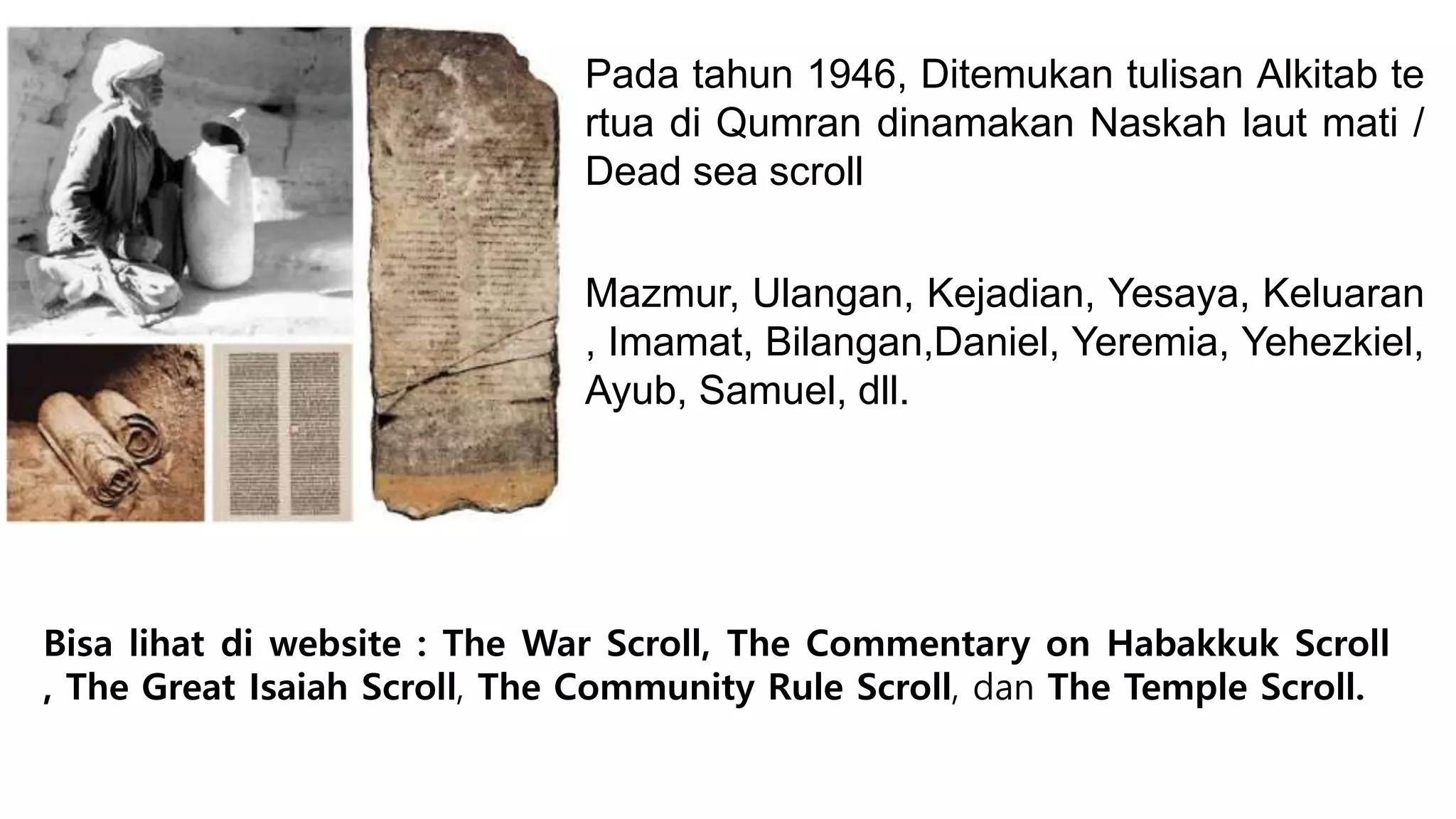 SEJARAH TULISAN DI ALKITAB.pptx