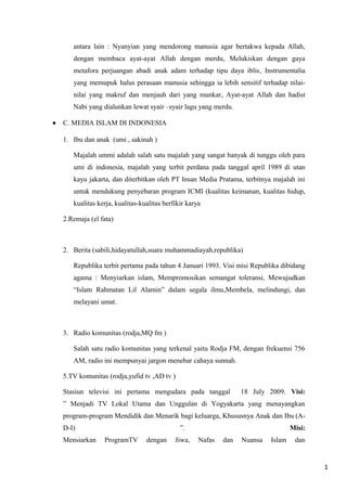 Sejarah turunnya al qur'an | DOC