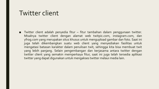 Pengertian Dan Sejarah Twitter | PPTX