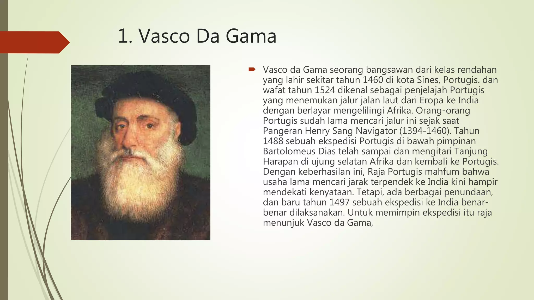 Biografi Para Tokoh Penjelajah Dunia | PPTX
