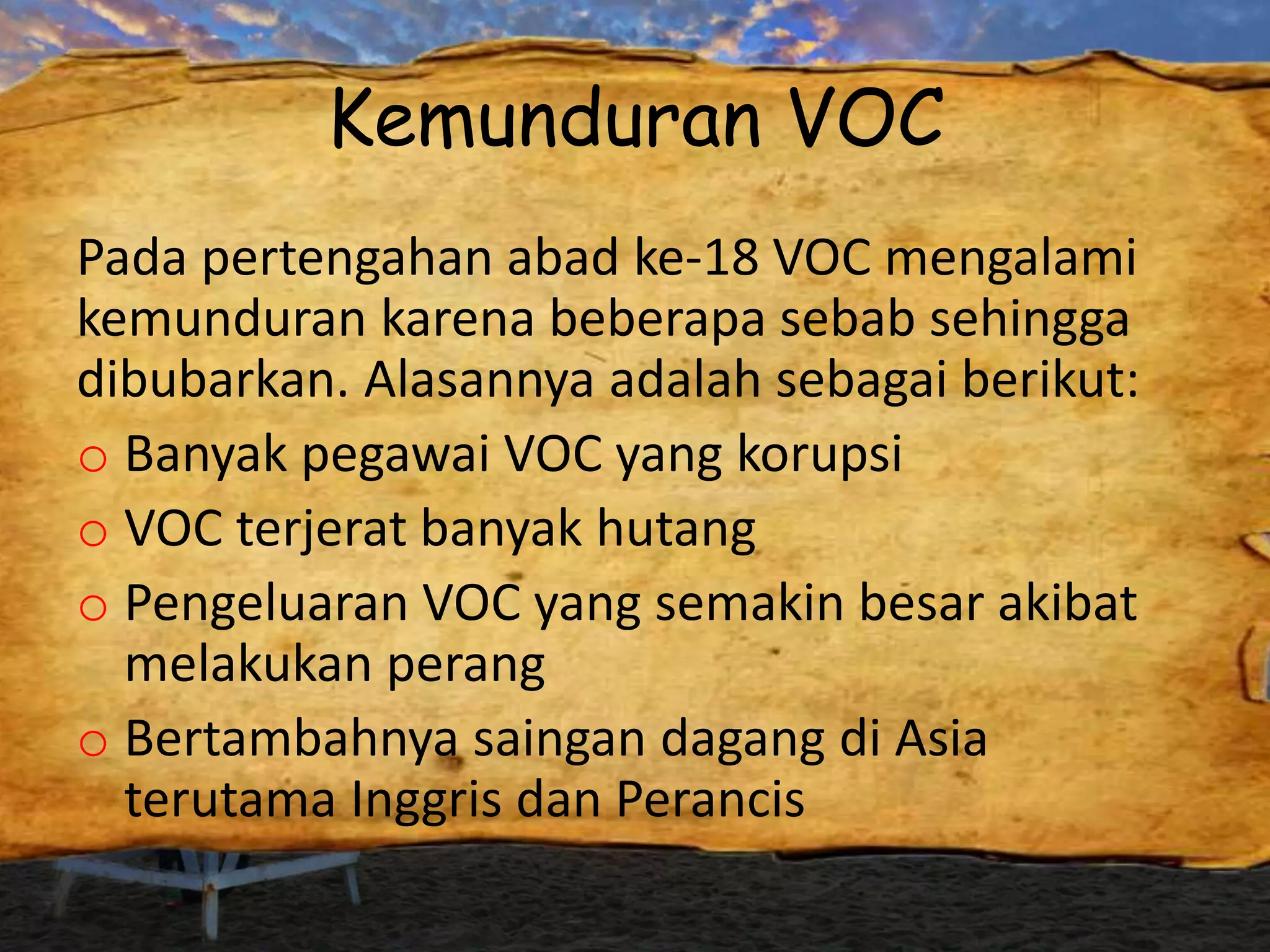 Sejarah (voc) | PPTX