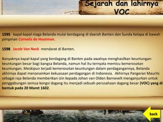 Sejarah (voc) | PPTX