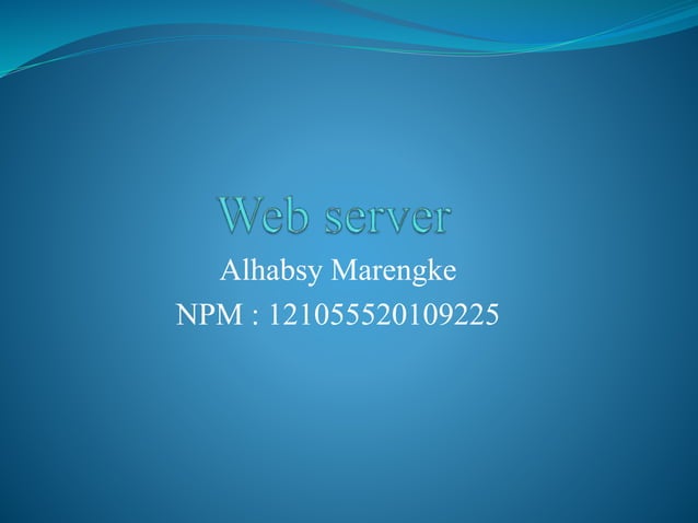 Sejarah web server | PPT