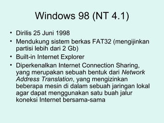 Sejarah WINDOWS | PPT