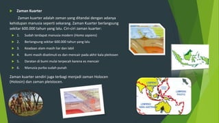 sman 3 cilegon ipa 2 zaman geologi | PPTX