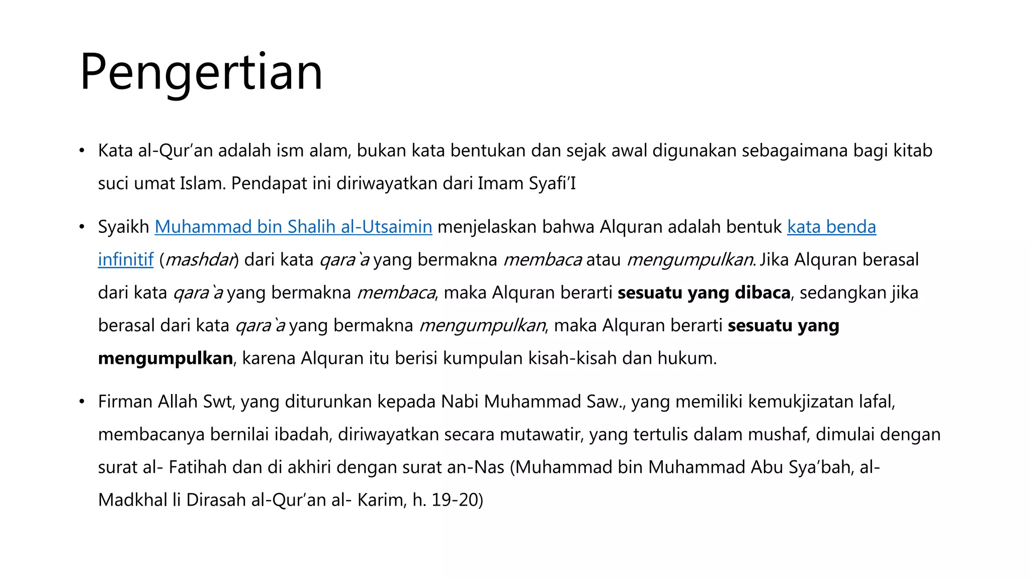 Sejarah Perkembangan Al-Quran | PPTX