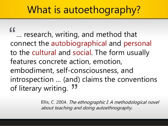 Introduction to Autoethnography