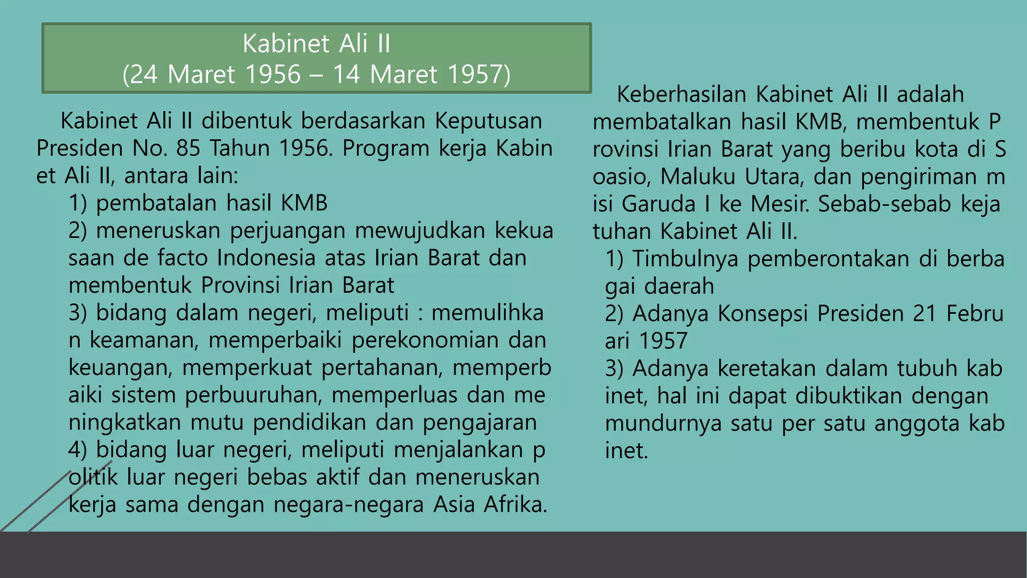 PPT SEJARAH INDONESIA - Perkembangan Politik Masa Demokrasi Liberal | PPTX