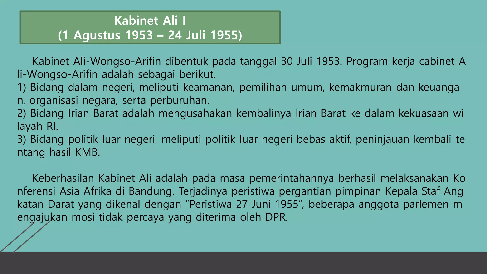 PPT SEJARAH INDONESIA - Perkembangan Politik Masa Demokrasi Liberal | PPTX