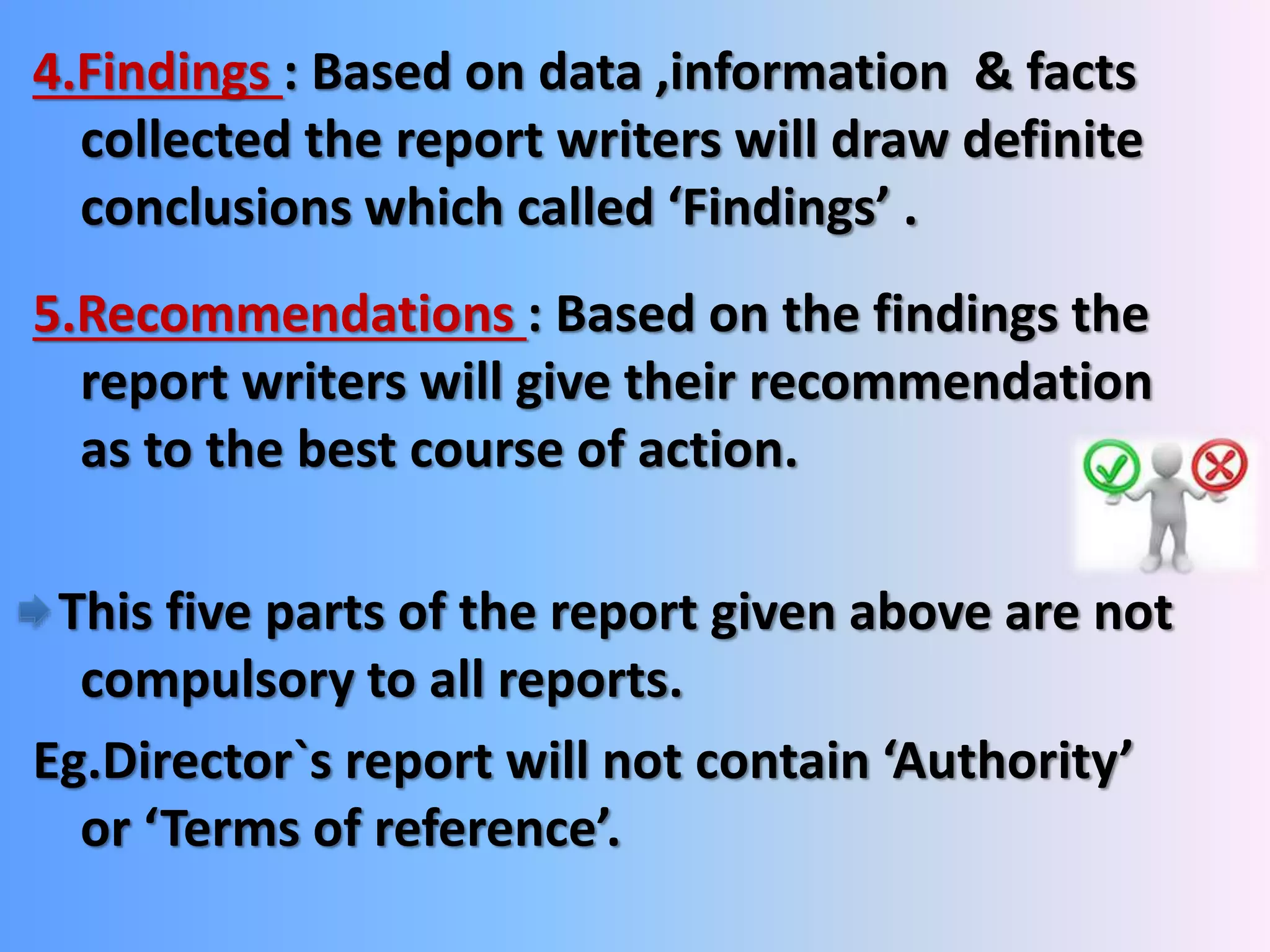 Report Writing | PPTX
