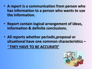 Report Writing | PPT