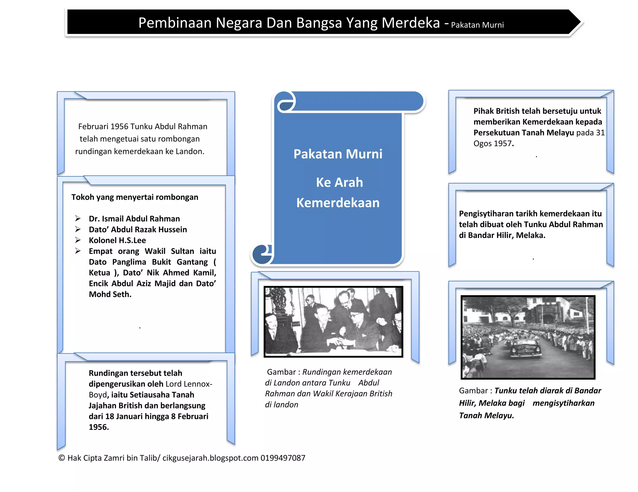 SEJARAH T5 KBSM BAB 5 - Pembinaan Negara dan Bangsa yang Merdeka | PDF