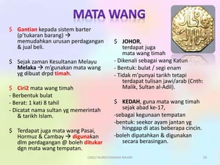 SEJARAH TINGKATAN 4 (PENGARUH ISLAM DI TANAH MELAYU) | PPTX