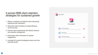 5 B2B Customer Retention Strategies To Drive Repeat Business | PDF