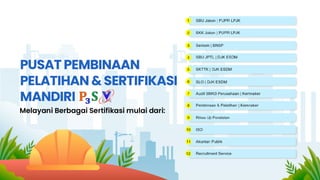 Mitra terpercaya bagi dunia usaha dan para profesional dalam mengembangkan kemampuan usaha dan ...