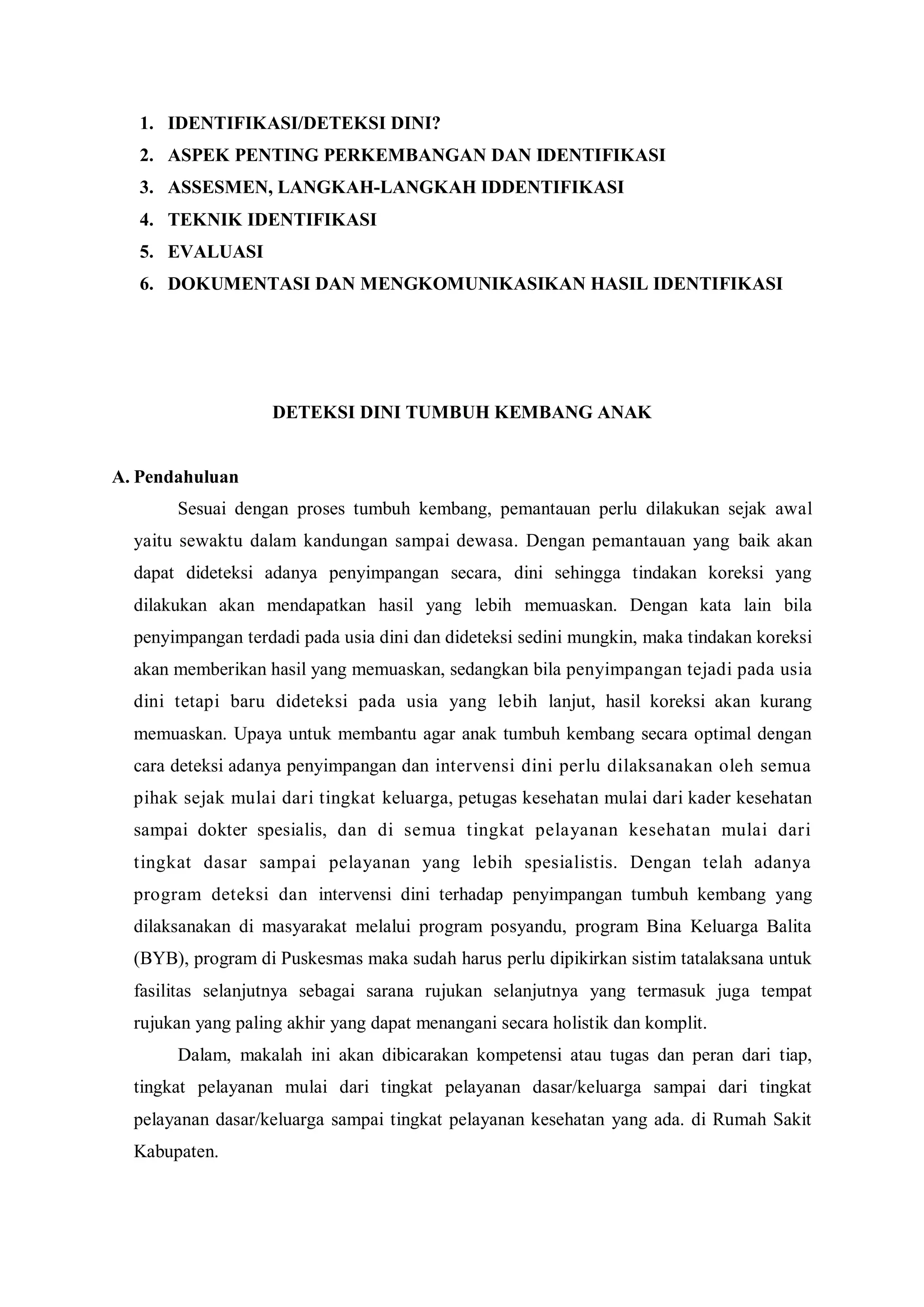 karakteristik anak usia dini | PDF