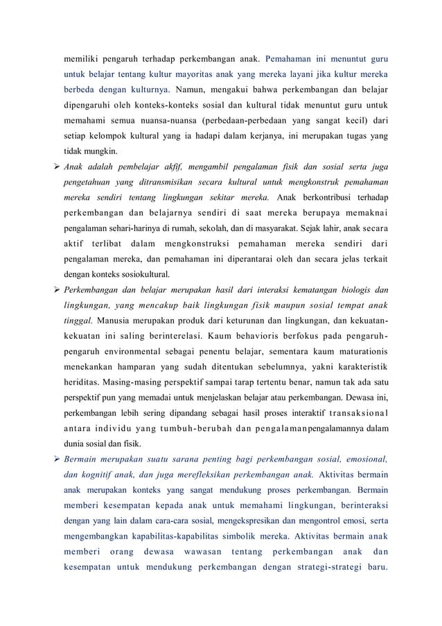 karakteristik anak usia dini | PDF