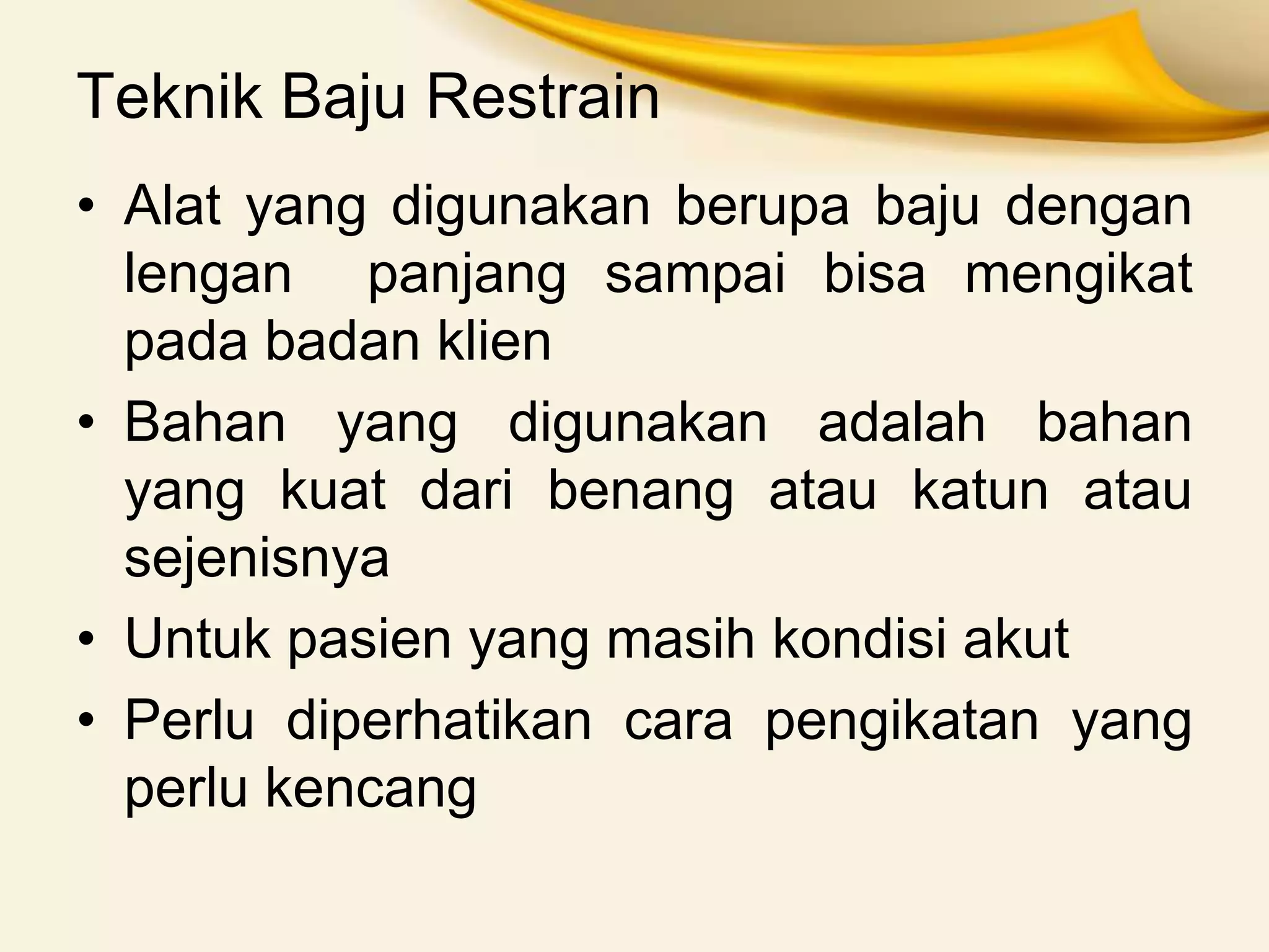 SEKLUSI-RESTRAIN.ppt