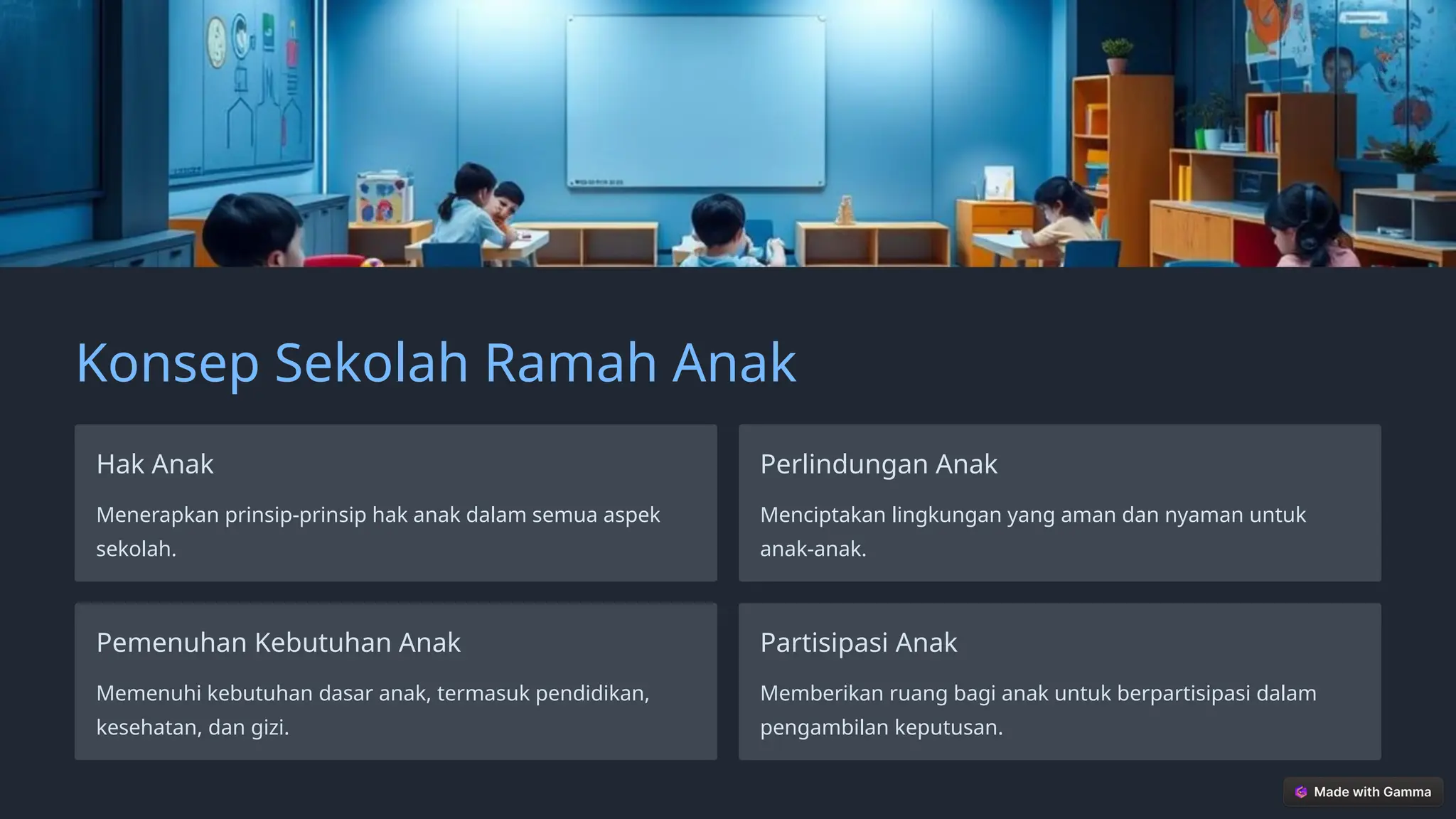 Presentasi Sekolah Ramah Anak menuju Indonesia Emas | PPTX