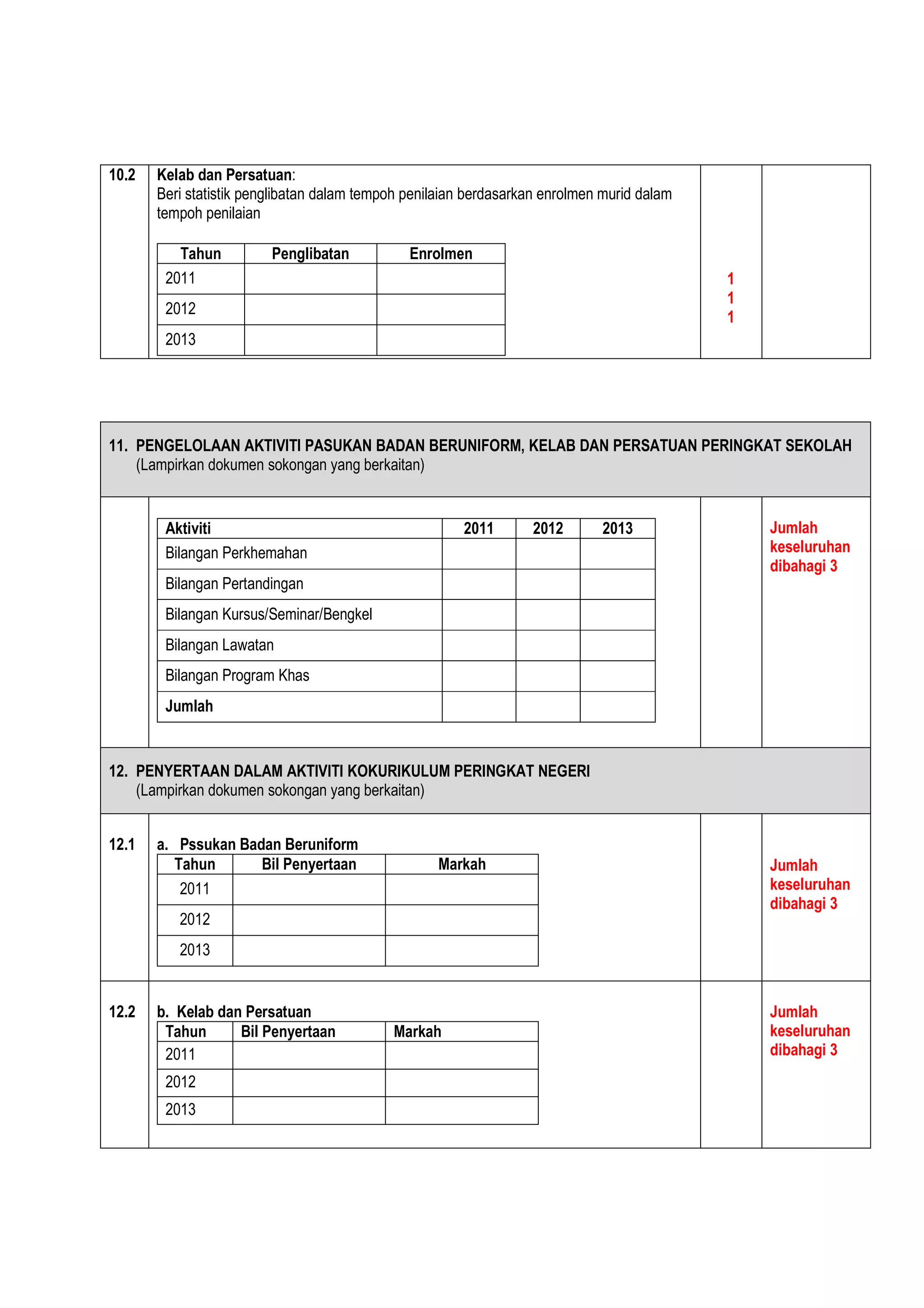 Sekolah Cemerlang kokurikulum | PDF