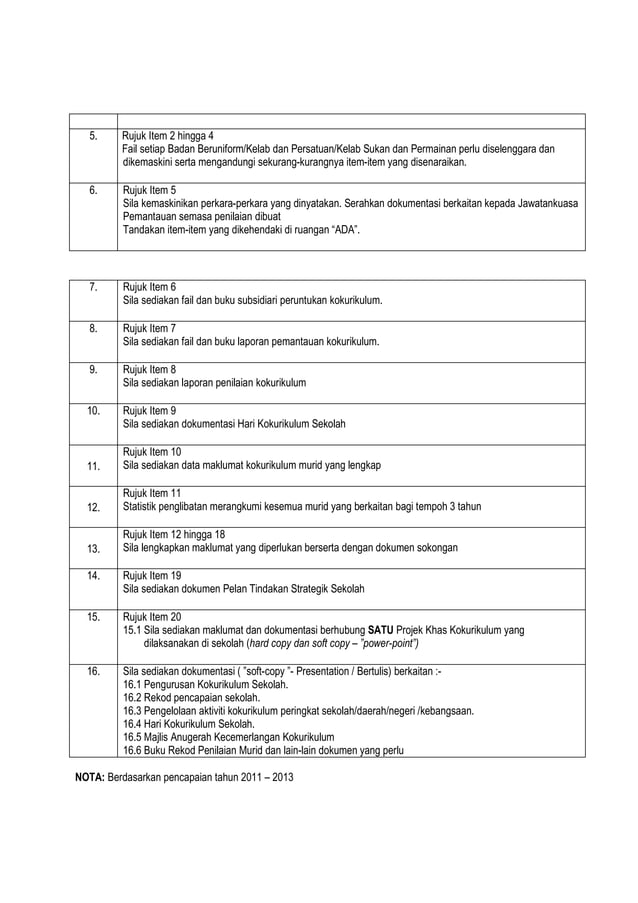 Sekolah Cemerlang kokurikulum | PDF