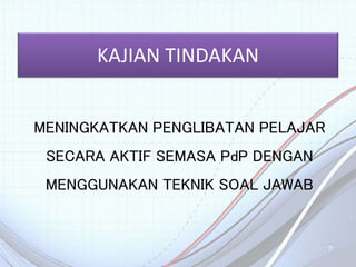 Pembentangan kajian tindakan | PPTX