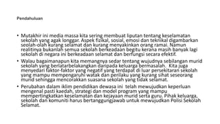 mewujudkan suasana Sekolah Selamat.pptx | Free Download