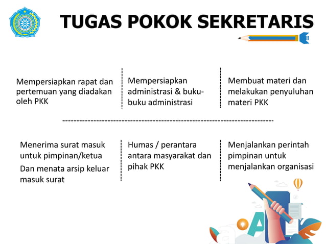 SEKRETARIS TUGAS & POKOK SEKRETARIS PKK.pptx