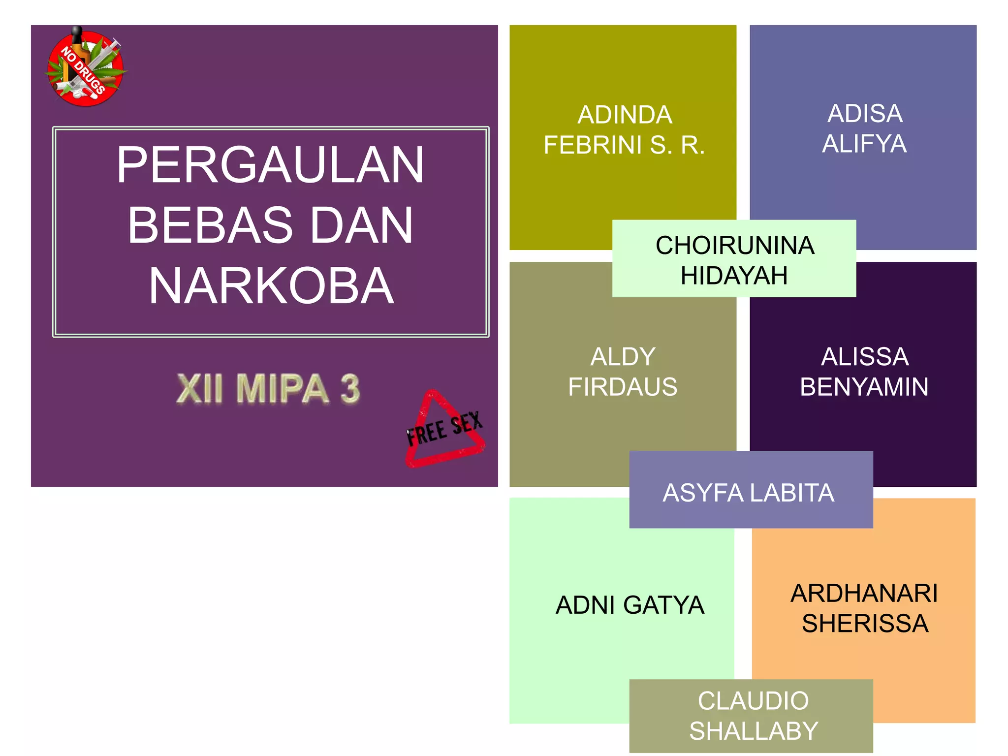 SEKS BEBAS DAN NARKOBA | PPTX