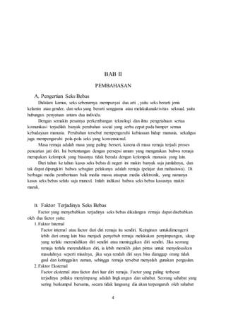 Seks bebas pada remaja | DOCX