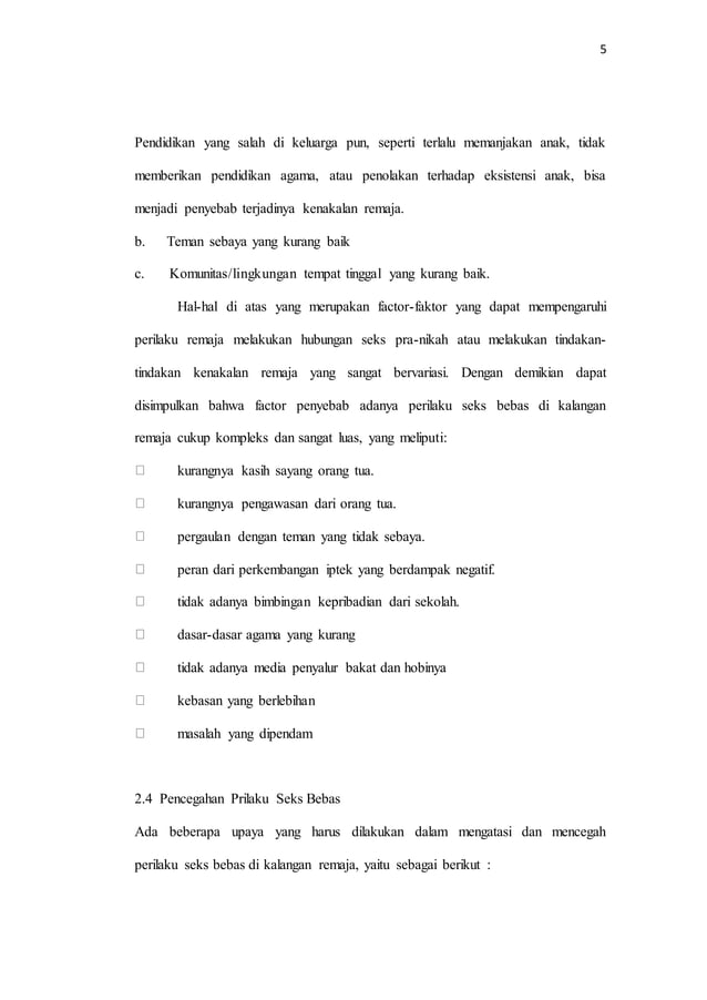 Seks bebas remaja | PDF