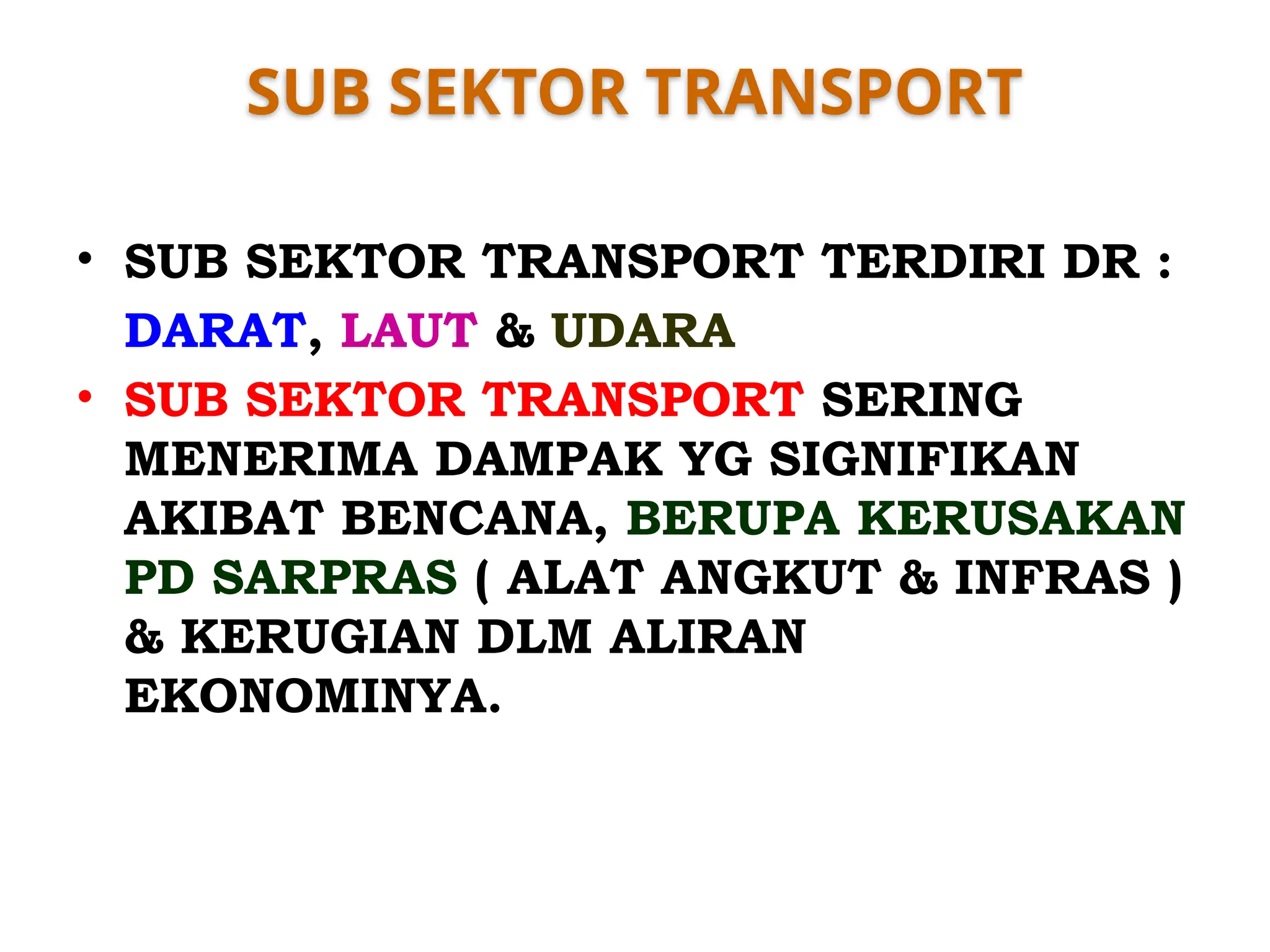 perhitungan pasca bencana Sektor Infrastruktur.pptx