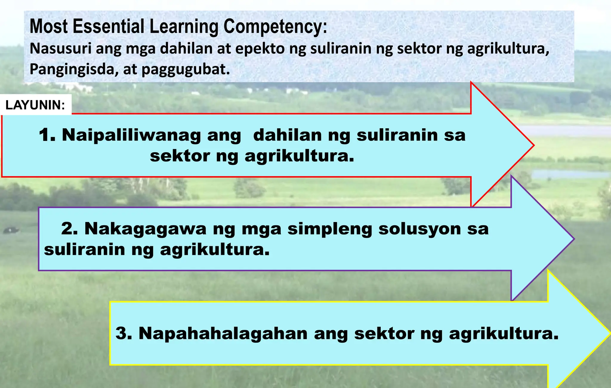 topiko tungkol sa Sektor ng Agrikultura- Grade 10 | PPTX