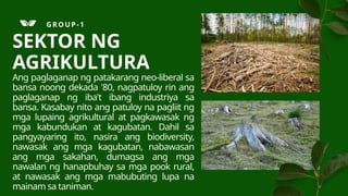 sektor ng agrikultura grade 10 araling panlipunan | PPT