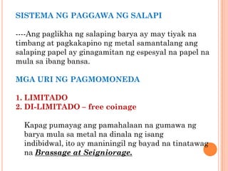 Sektor ng pananalapi | PPTX