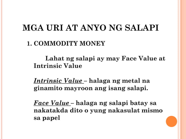 Sektor ng pananalapi | PPTX