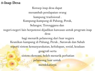 Sektor pelancongan di malaysia | PPTX