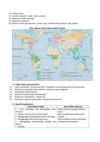 Sektor perhutanan | PDF