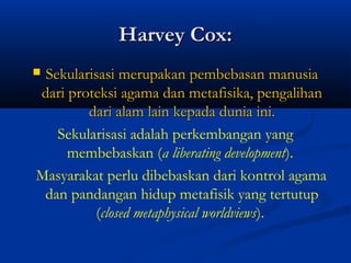 Sekularisasi Agama | PPT