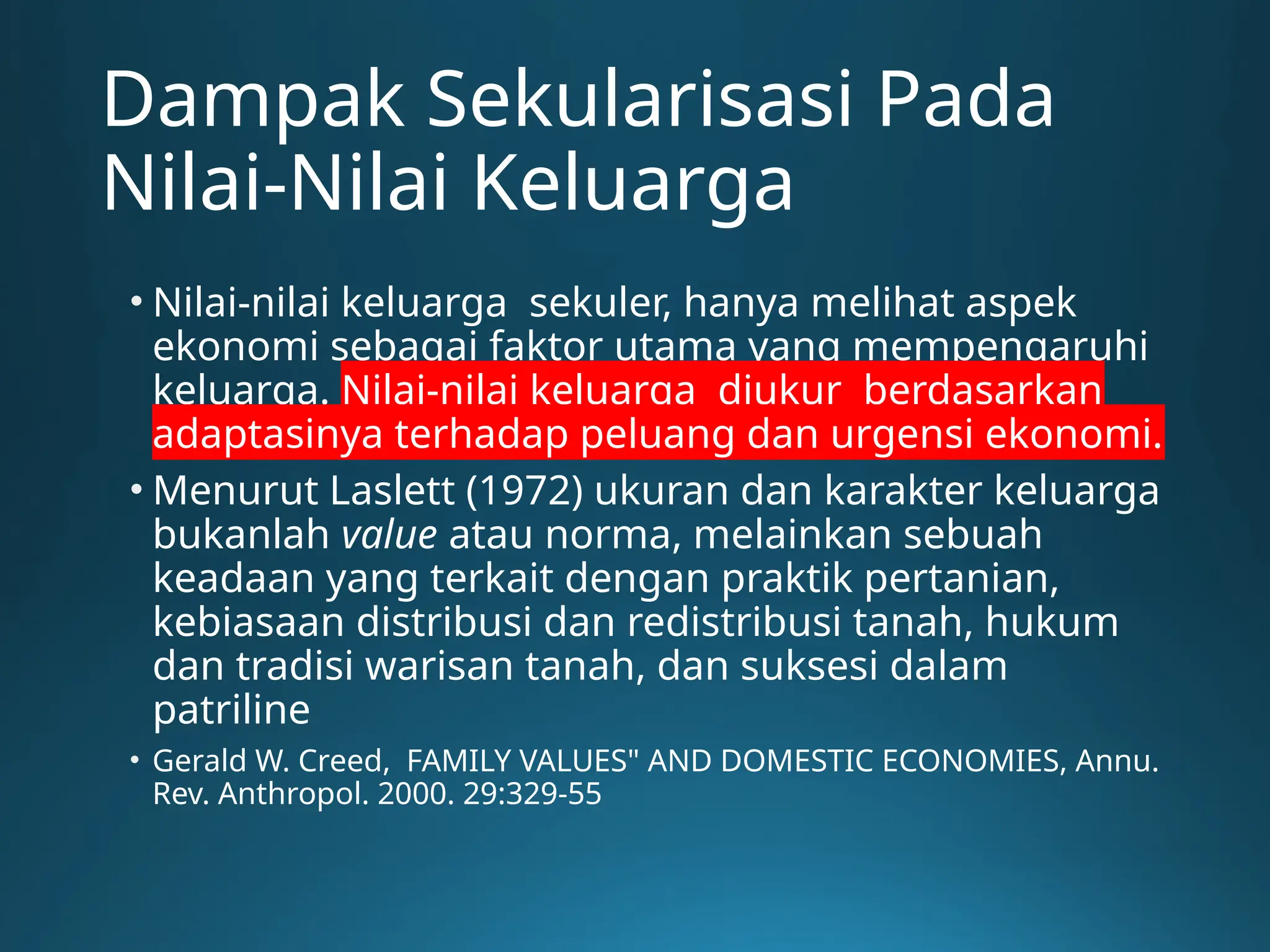 Sekularisasi nilai-nilai keluarga dan urgensi islamisasi Ilmu.pptx