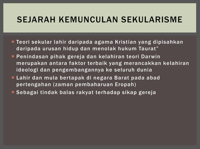 Sekularisme | PPTX