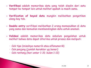 Sekuriti dan integritas data base | PPTX