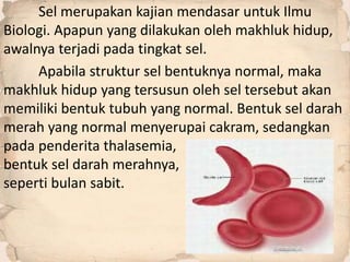 Unsur-unsur Sel dan Perngertiannya | PPTX