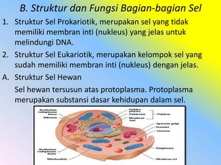 Unsur-unsur Sel dan Perngertiannya | PPTX